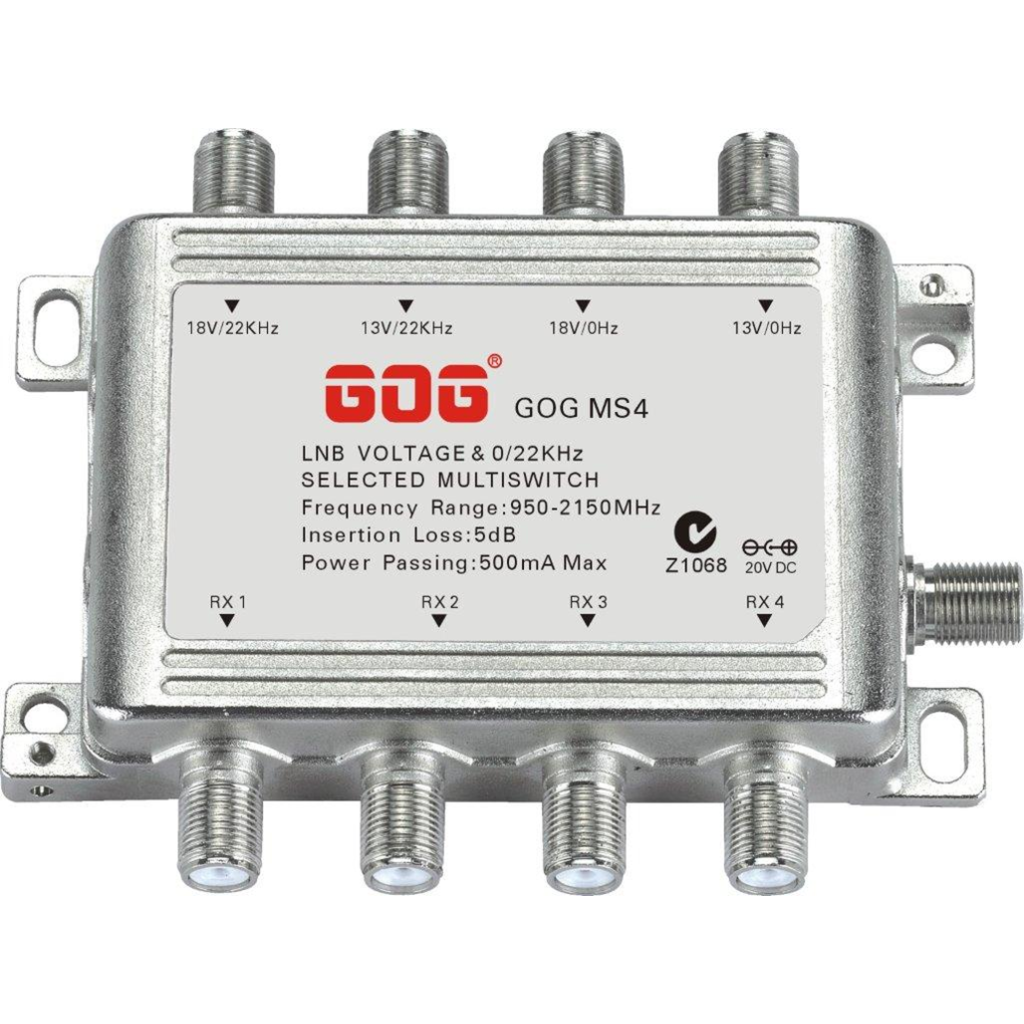 LNB VOLTAGE &0/22KHZ SELECTED MULTISWITCH - DOLPHIN ELECTRONICS