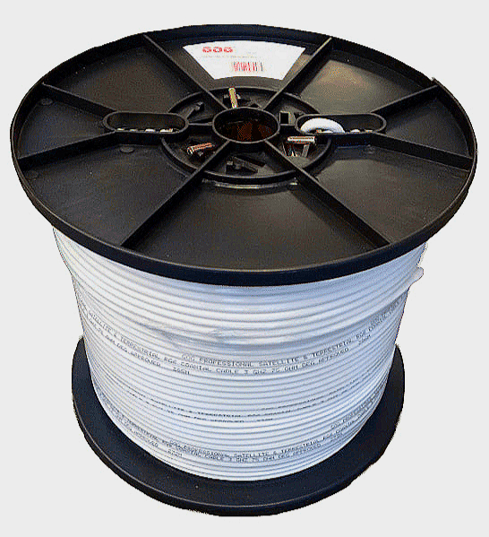 RG6 Standard Cable White 305M - DOLPHIN ELECTRONICS
