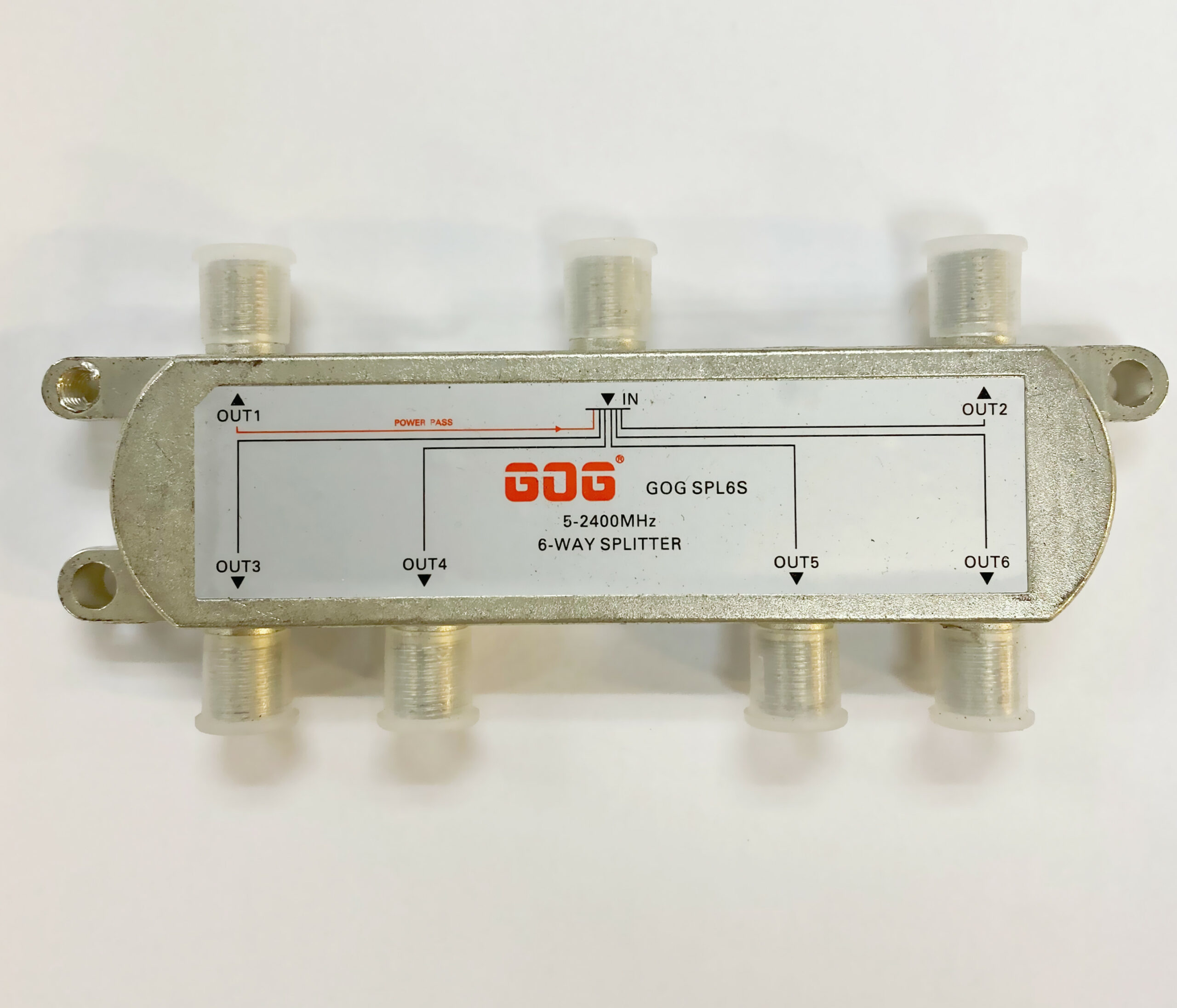 6 Way Splitter (Single) - DOLPHIN ELECTRONICS