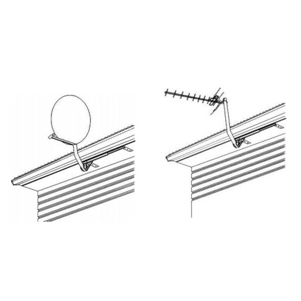 Double Eave Mount - DOLPHIN ELECTRONICS