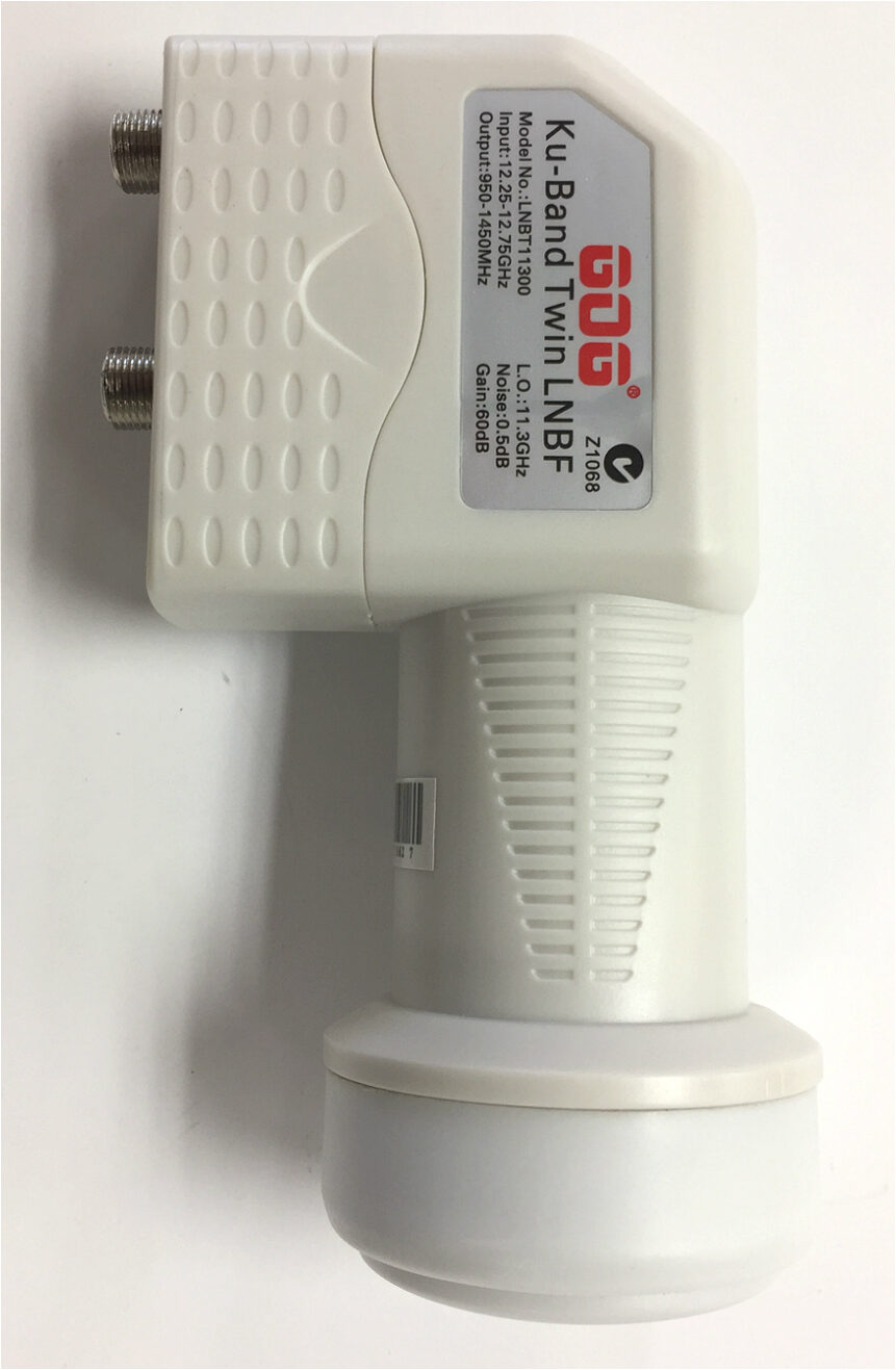 Ku Band Twin LNB 11300 MHz - DOLPHIN ELECTRONICS