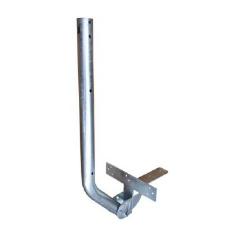 Dish Single Eave Mount With J Pole 750mm - DOLPHIN ELECTRONICS