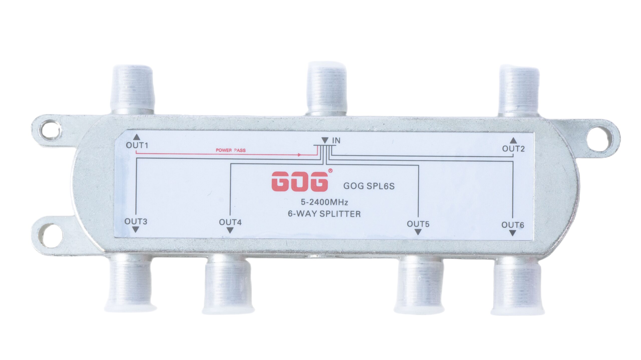 6 Way Splitter (Single) - DOLPHIN ELECTRONICS
